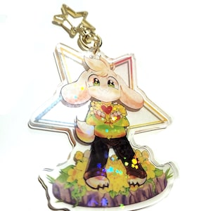 Asriel Keychain - Etsy