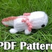 Minecraft Axolotl PDF Crochet Pattern Beginner Friendly | Etsy