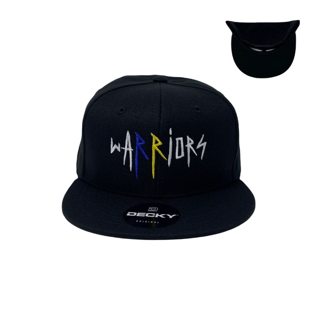 Warriors Snapback Hat All Black - Etsy