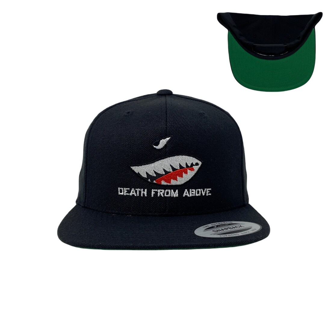 Shark Teeth Snapback Hat - Etsy