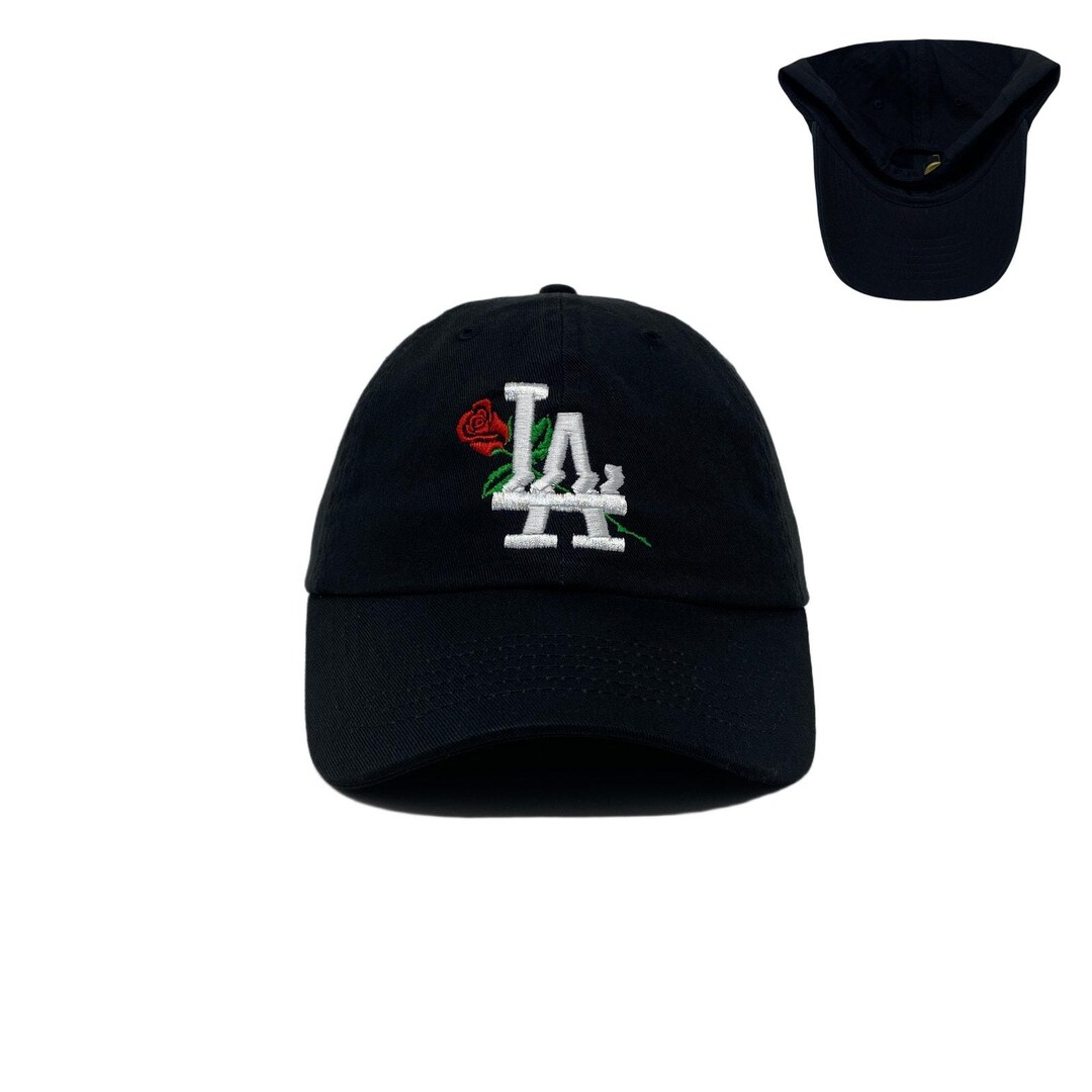 Los Angeles LA Wavy Rose Dad Hat - Etsy