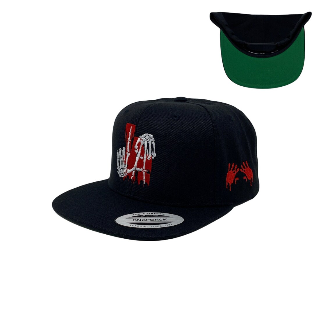 LA Bone Drip Snapback Hat - Etsy