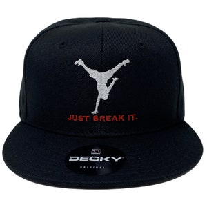 Breakdance Snapback Hat All Black - Etsy