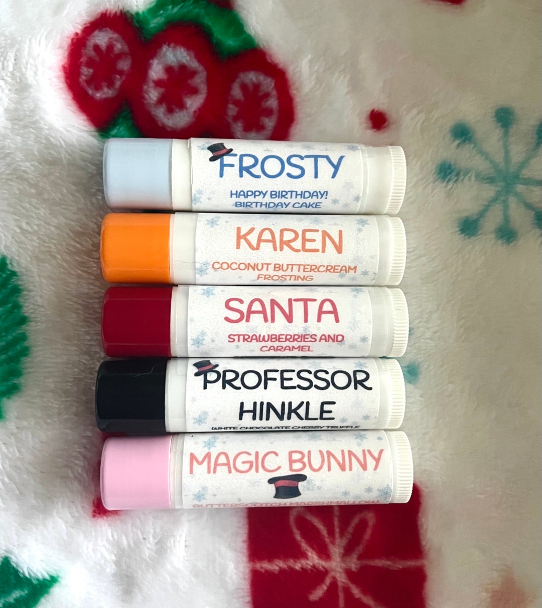 Frosty the Snowman Lip Balm Collection - Etsy