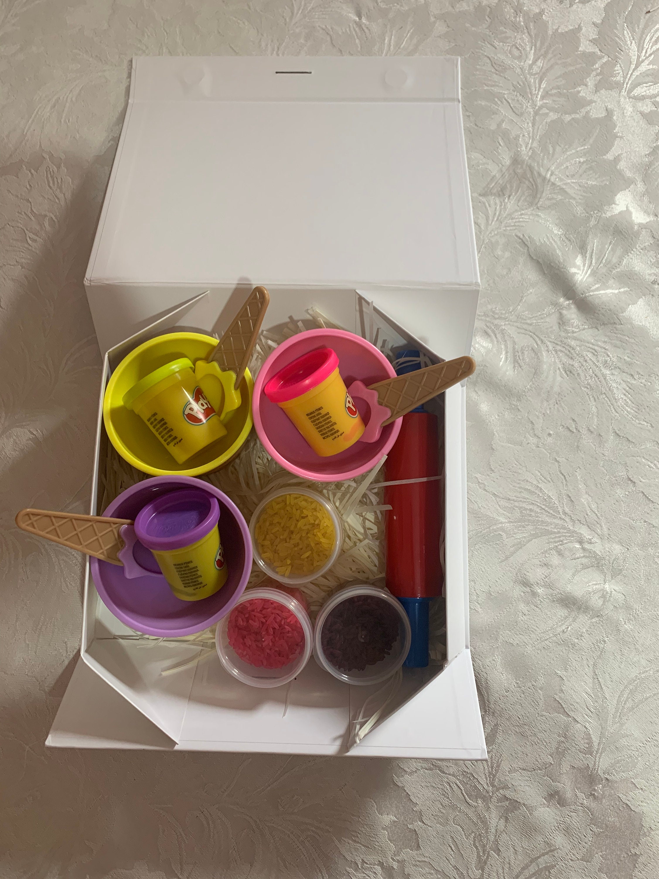 Sensory Play Dough Box - Etsy