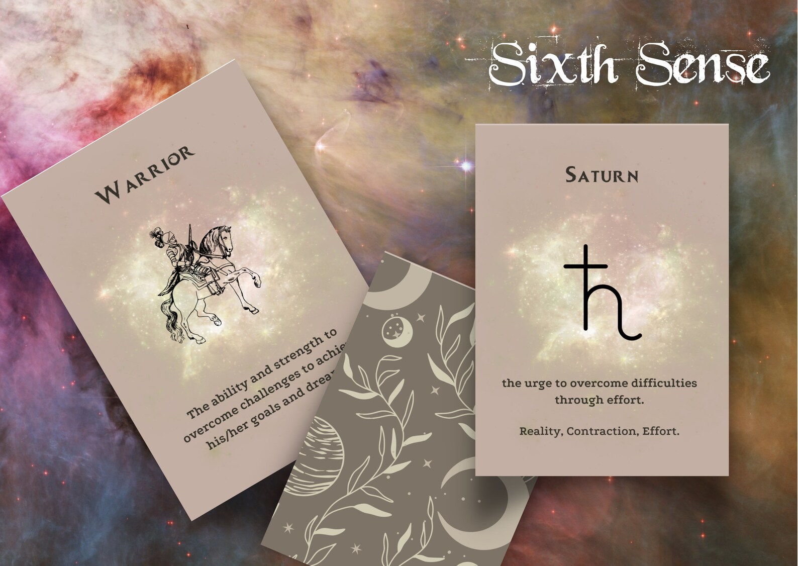 Sixth Sense Oracle Deck Hidden Talents and ESP Psychic Abilities ...