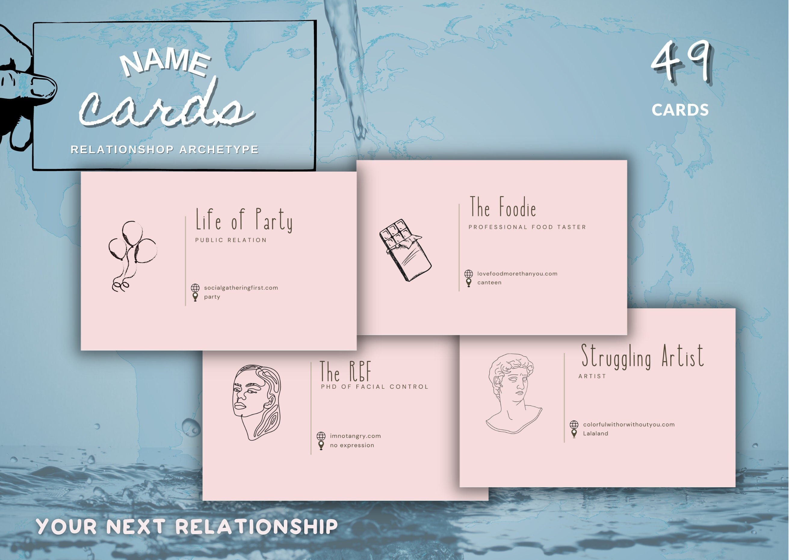 Dating Personality Types Relationship Archetype Name Card Oracles Your ...