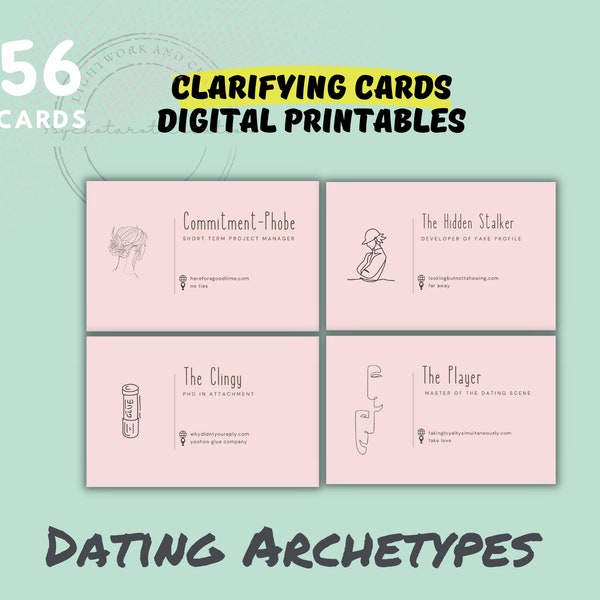 Personality Deck of Cards - Etsy
