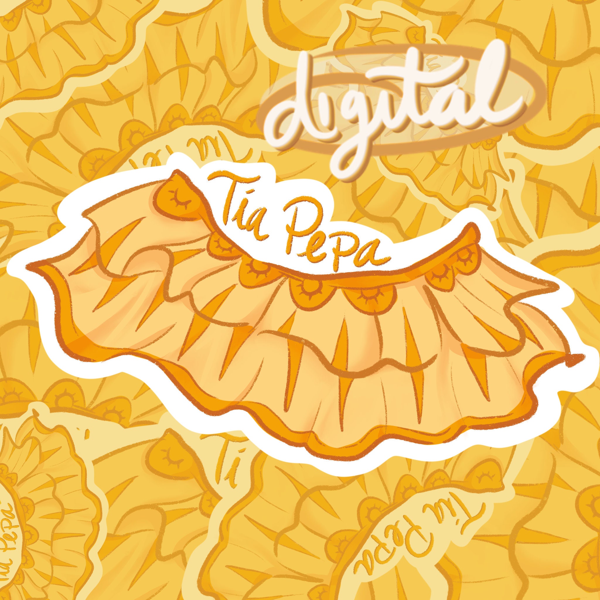 Tia Pepa Madrigal ENCANTO Inspired Design, Cute Digital File ...