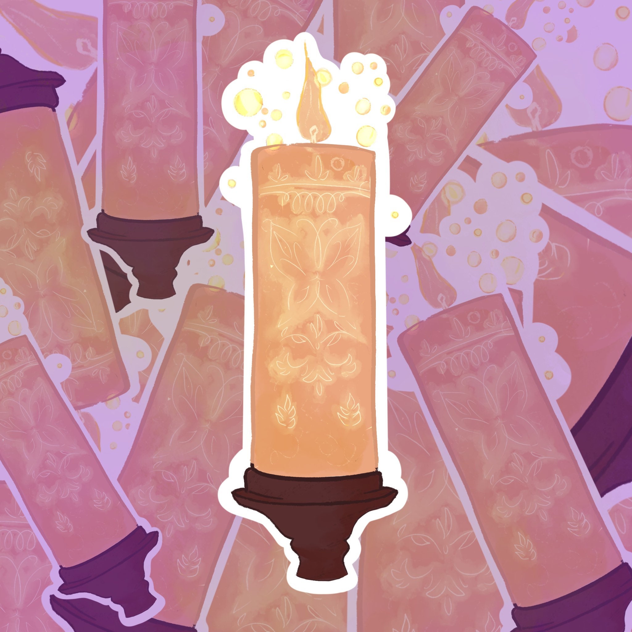 Encanto Inspired Miracle Candle, Weatherproof Sticker - Etsy