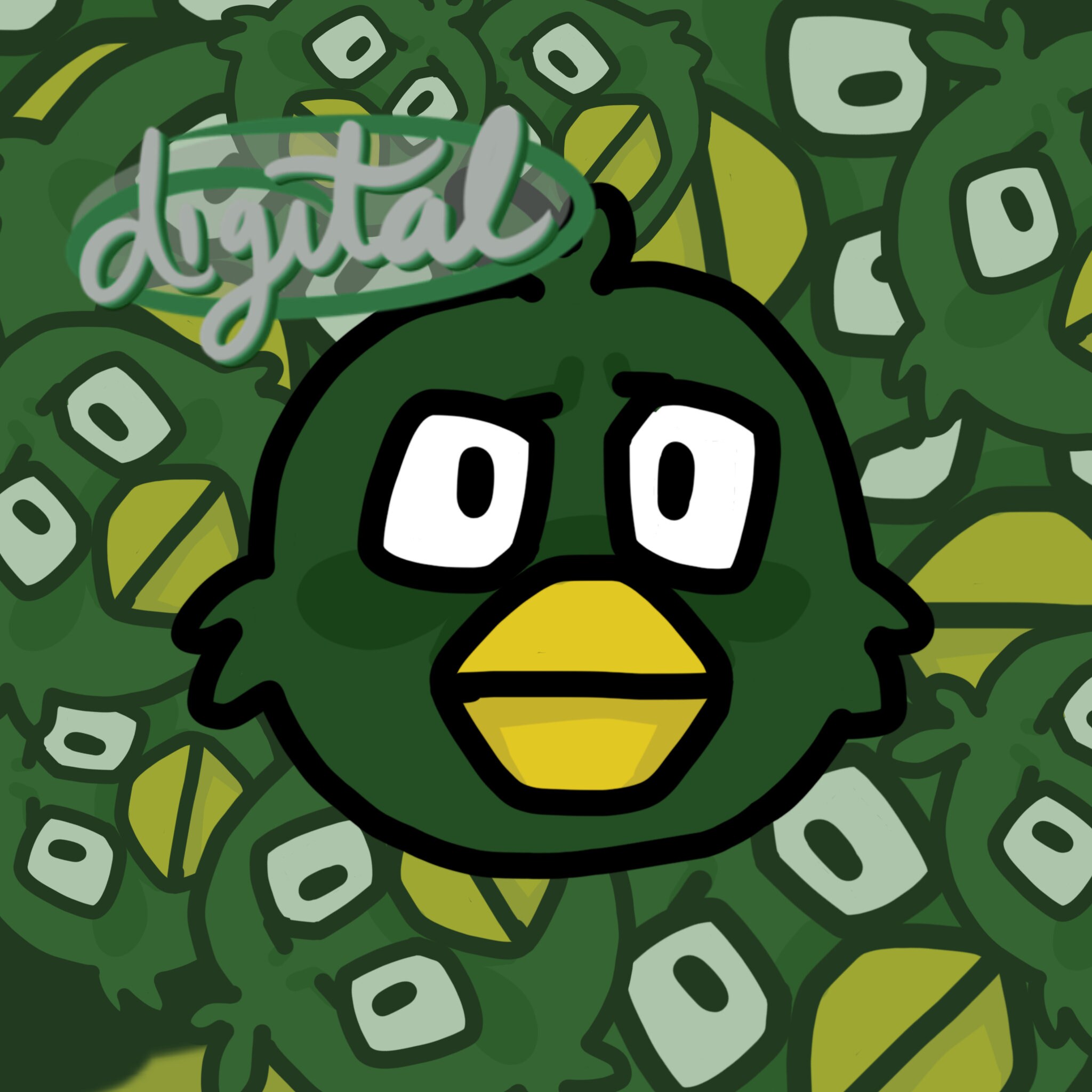 Duck Don't Hug Me I'm Scared (DHMIS) Duck Guy Sticker Digital Download ...