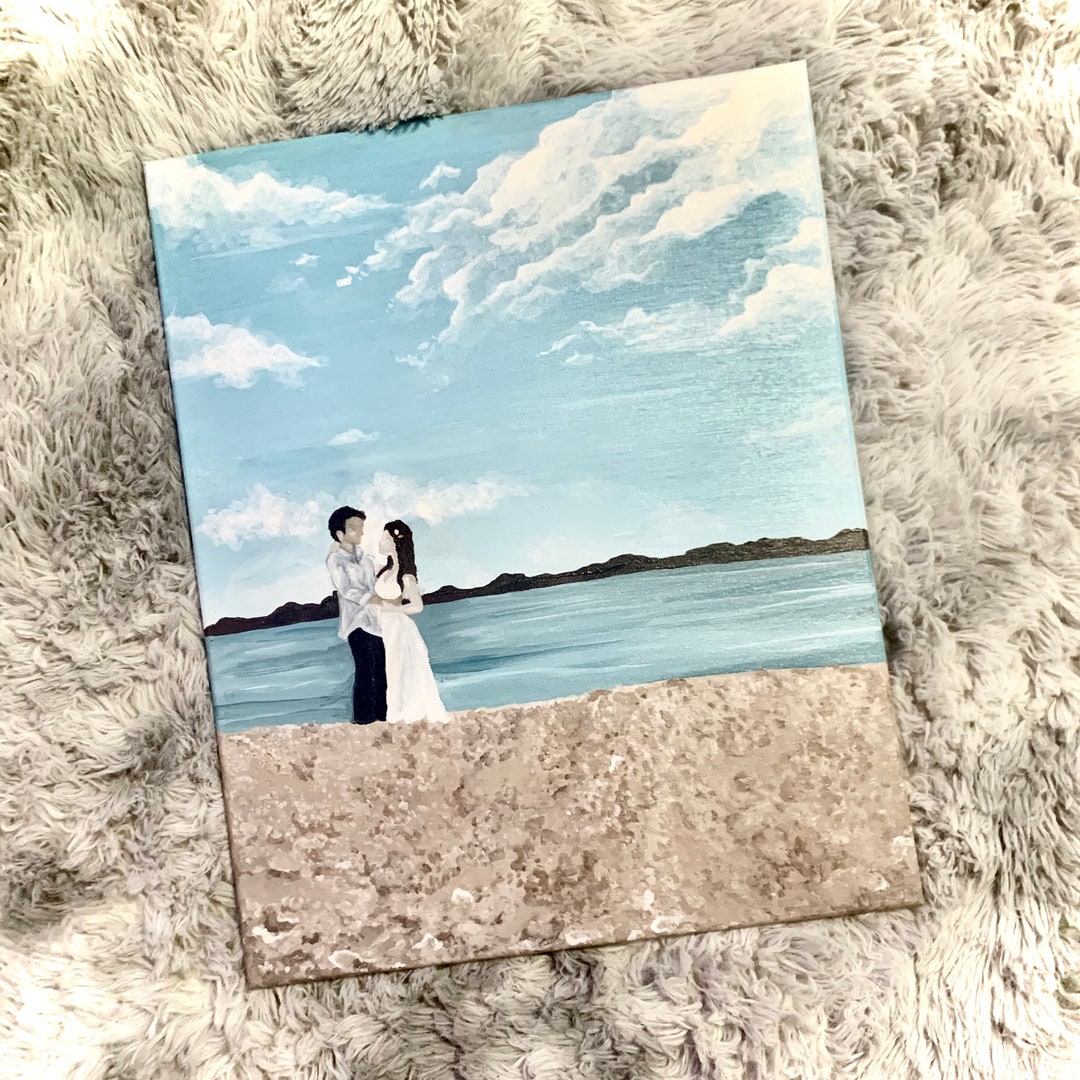 Custom Painting, Personalized Photo Inspired Art, Requested Acrylic ...