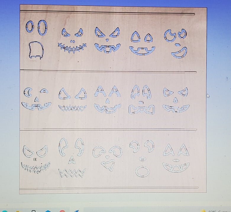 Jack O Lantern Project File Cut 15 at a Time - Etsy