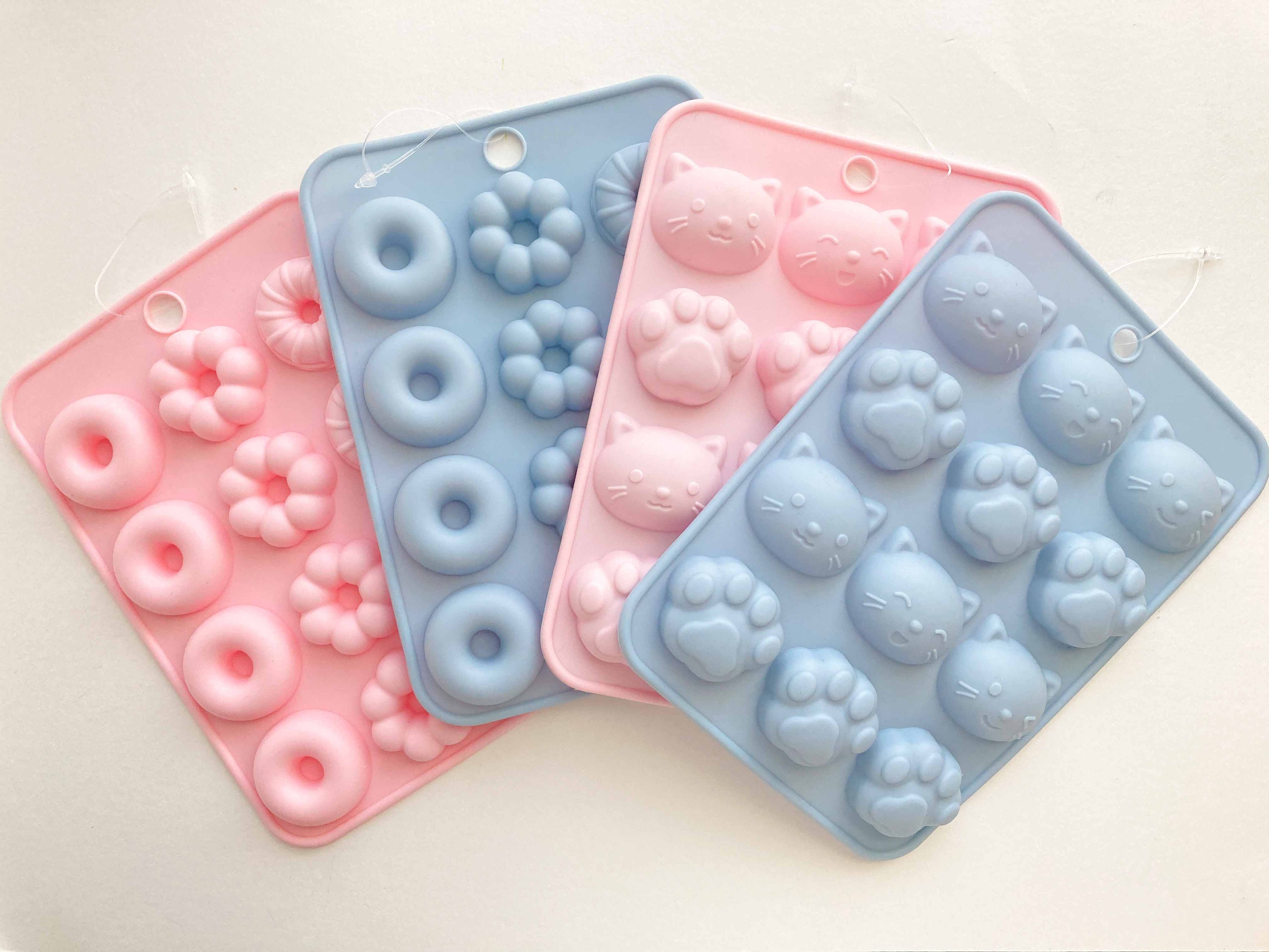 Cat Baking Silicone Mold | Donut Mold Tray | 12 Cavity Cat Mold ...