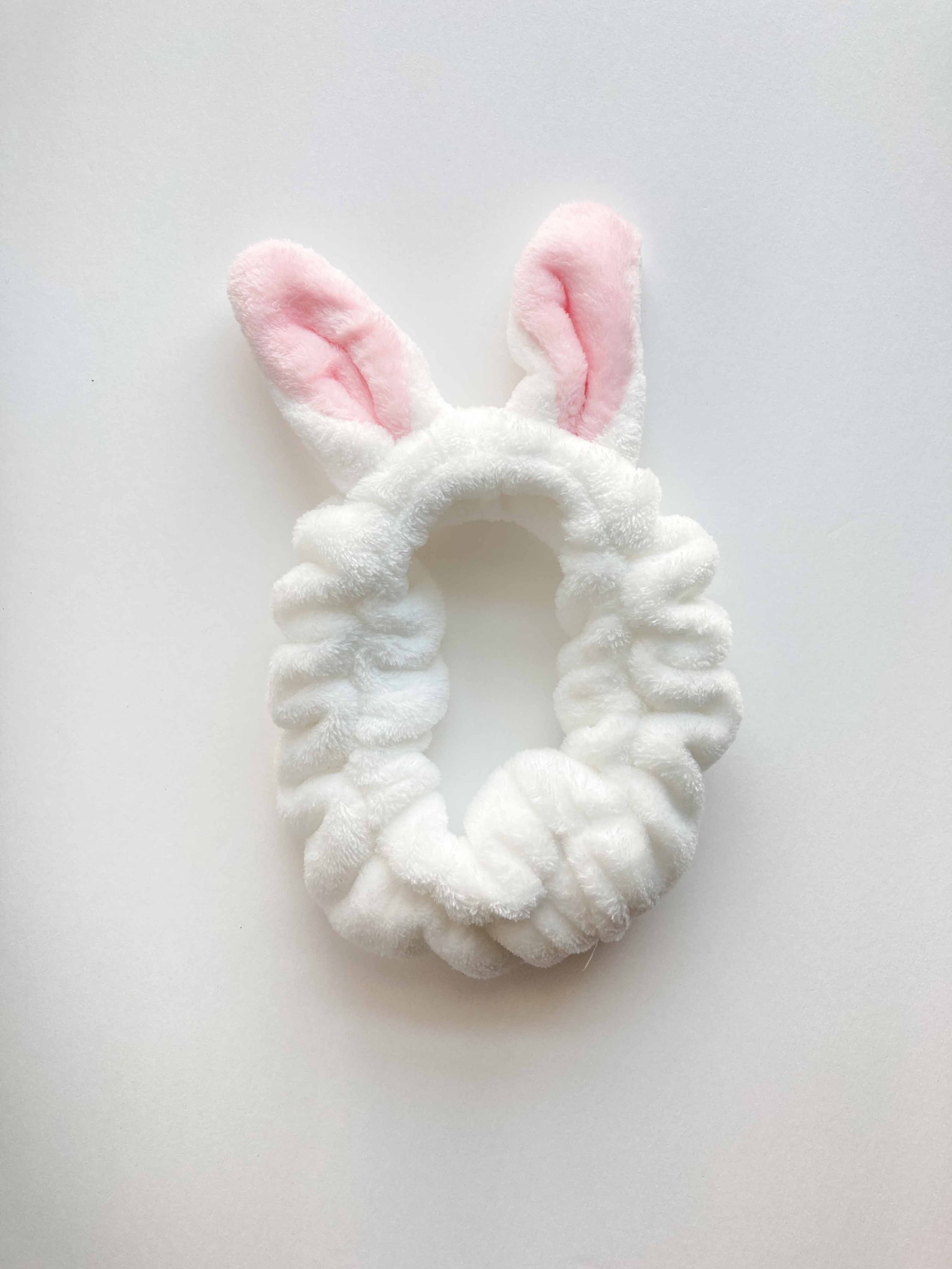 Rabbit Face Wash Bunny Ears Elastic Head Band Soft Cloth Hair Accessory ...