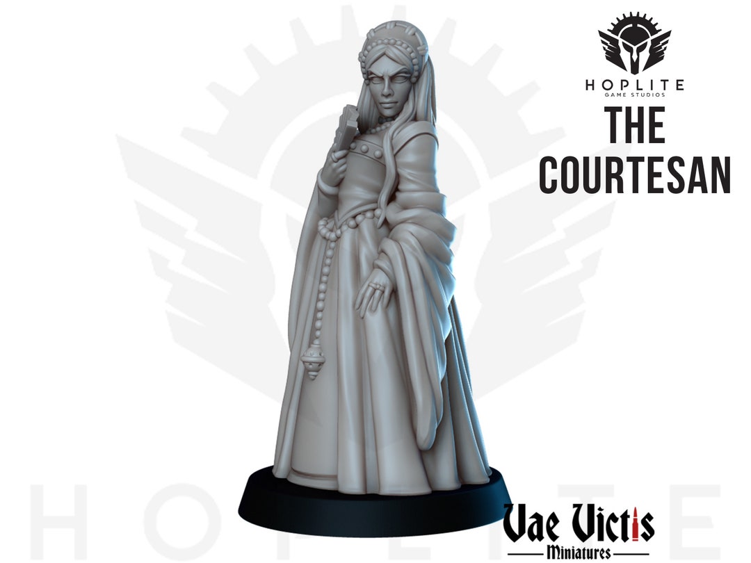 The Courtesan 28mm Fantasy D&D Dungeons and Dragons Mini - Etsy
