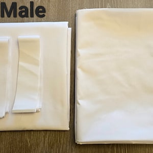 Islamic Burial Shroud Kaffan Burial Shroud White Burial Shroud Green ...