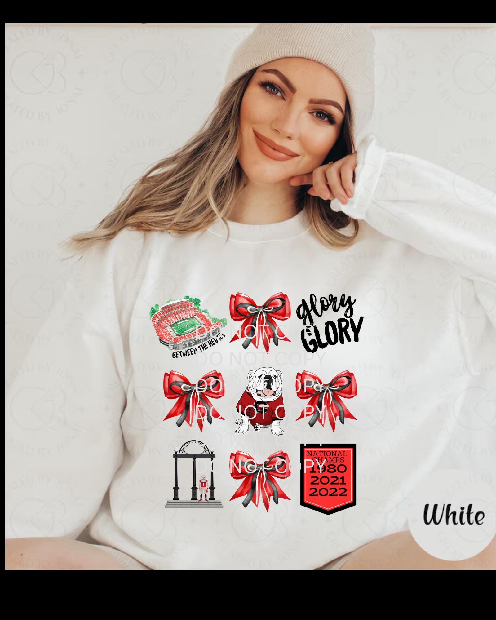 UGA Georgia Bulldog Coquette Sublimation Design - Etsy