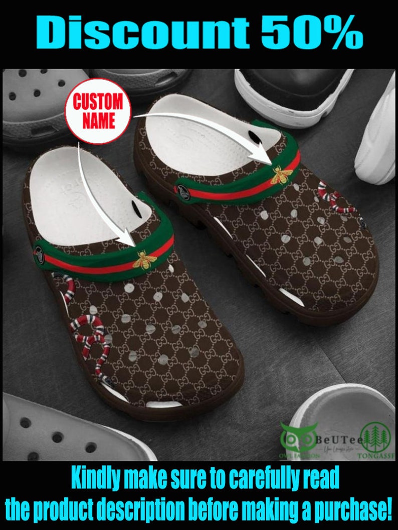 Luxury Crocs Custom, All Fashion Logo Croc for Men & Women, Fashion ...