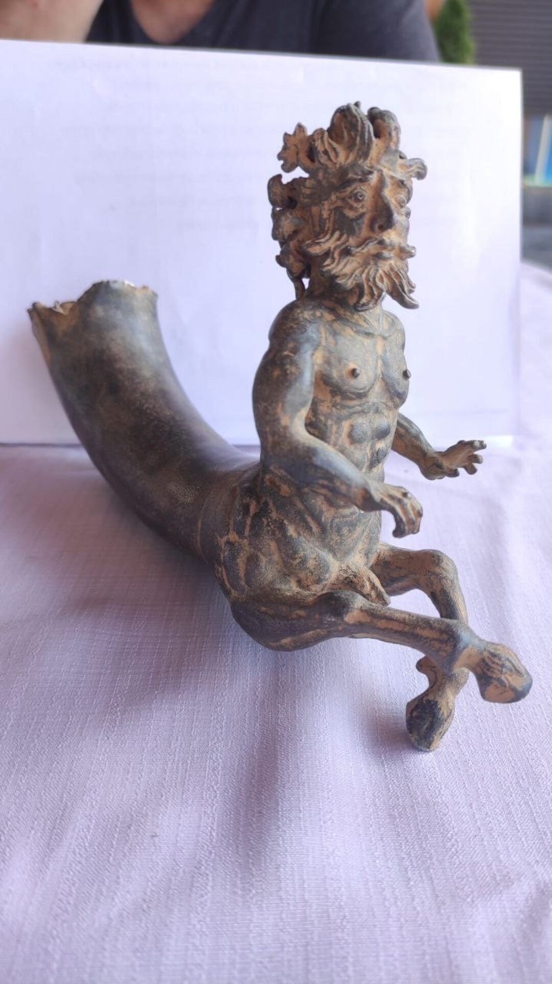 Ancient Silver Rhyton With Centaur Protome. - Etsy