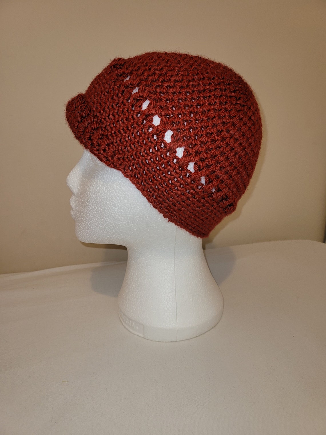 Vintage News Boy Cap Crochet Pattern - Etsy