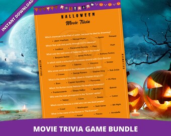 Horror Trivia Game | Etsy