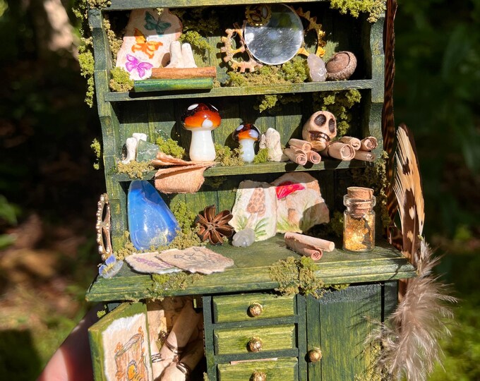 OUT OF STOCK! Enchanted Fairy Shelf Miniature - Magic Garden Handmade ...