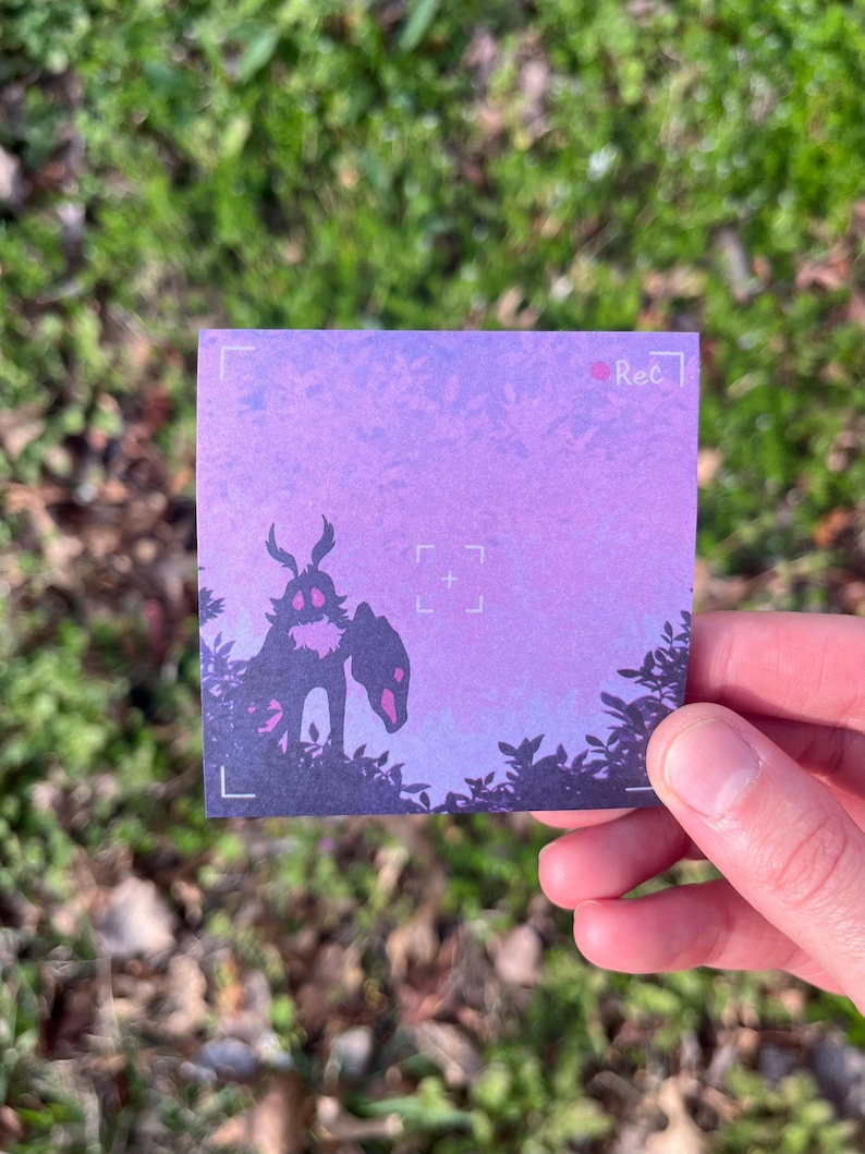 Cute Sticky Notes With 50 Sheets, Cryptid Office Supplies, Planner ...