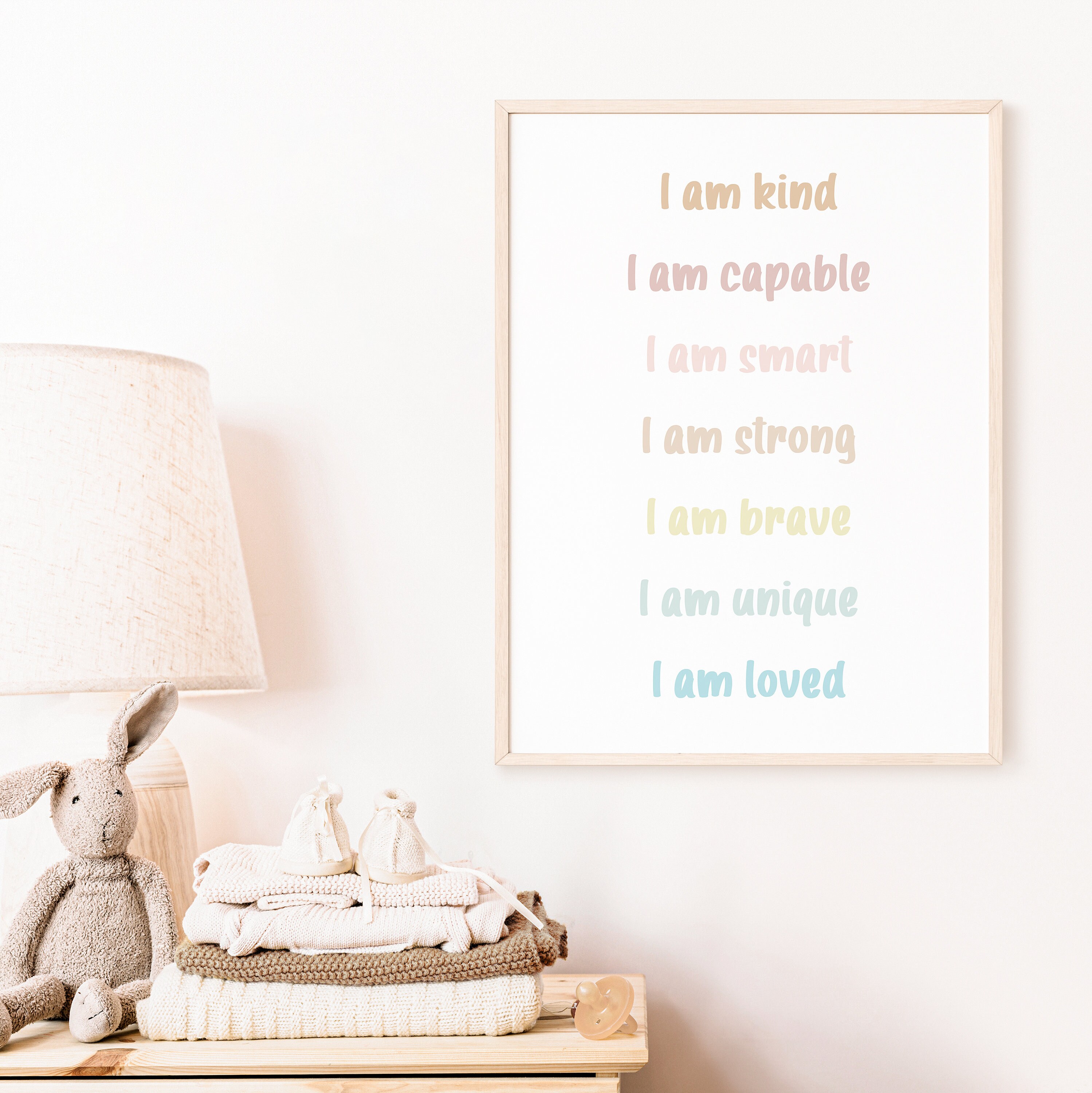 Rainbow Positive Affirmations for Kids Daily Affirmations for - Etsy