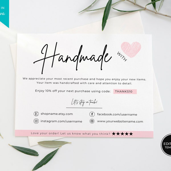 Handmade With Love - Etsy