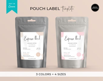 Printable Tea Label Template Bundle Editable Tea Labels - Etsy