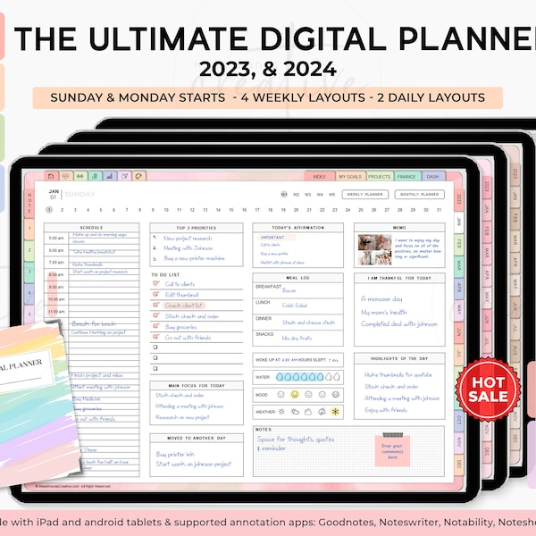 Ipad Mini Planner - Etsy