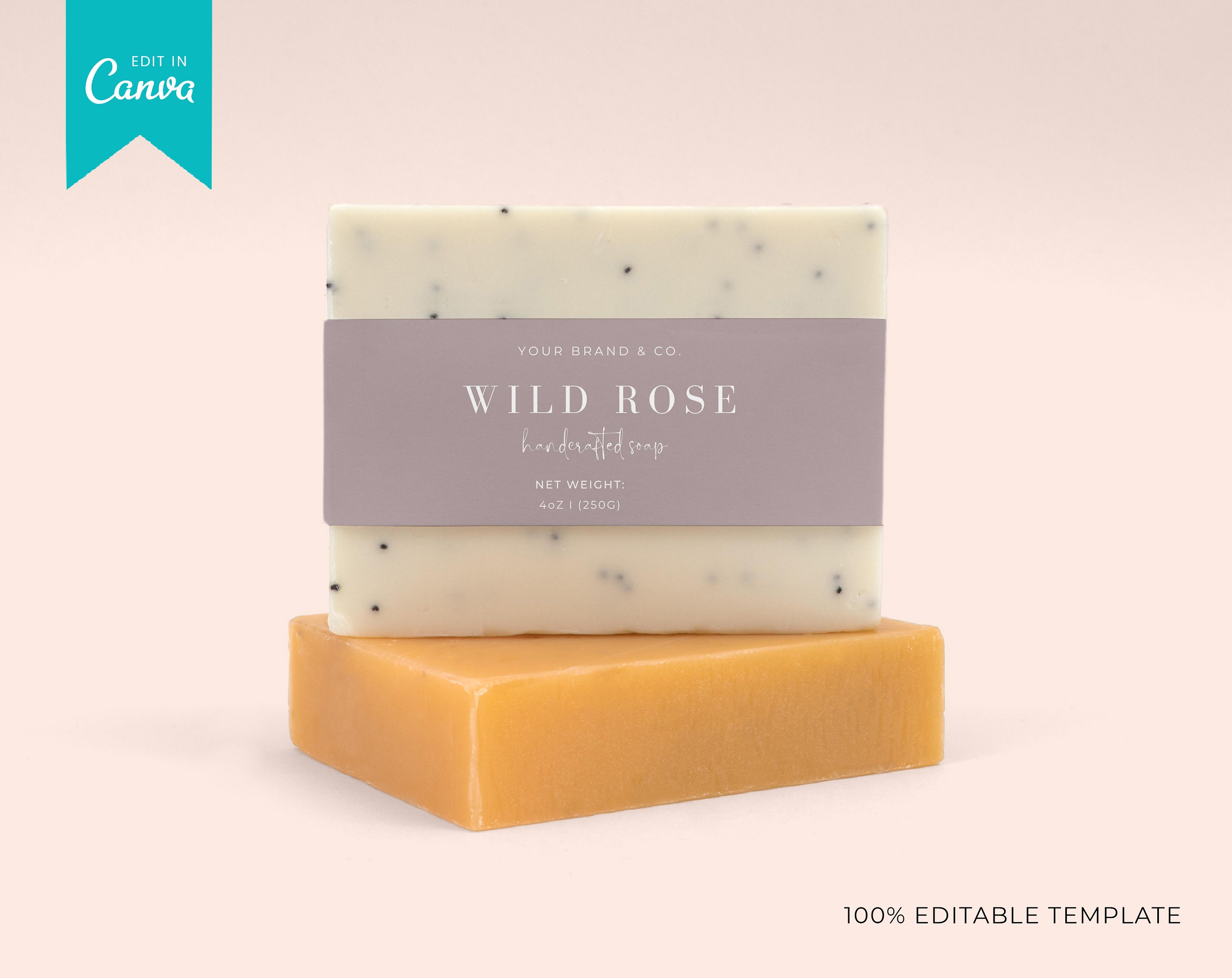 Editable Soap Label Template Custom Wrap Whipped Soap Label - Etsy Canada