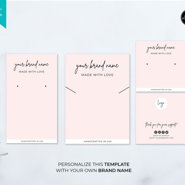 Custom Earring Cards - Etsy
