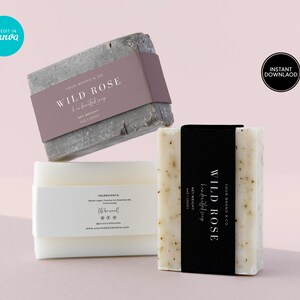 Editable Soap Label Template Custom Wrap Whipped Soap Label - Etsy Canada