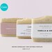 Editable Soap Label Template, Custom Wrap Whipped Soap Label Design ...