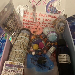 Mystic Rose Spiritual Mystery Box Protects Heals & Cleanse 16 Items in ...