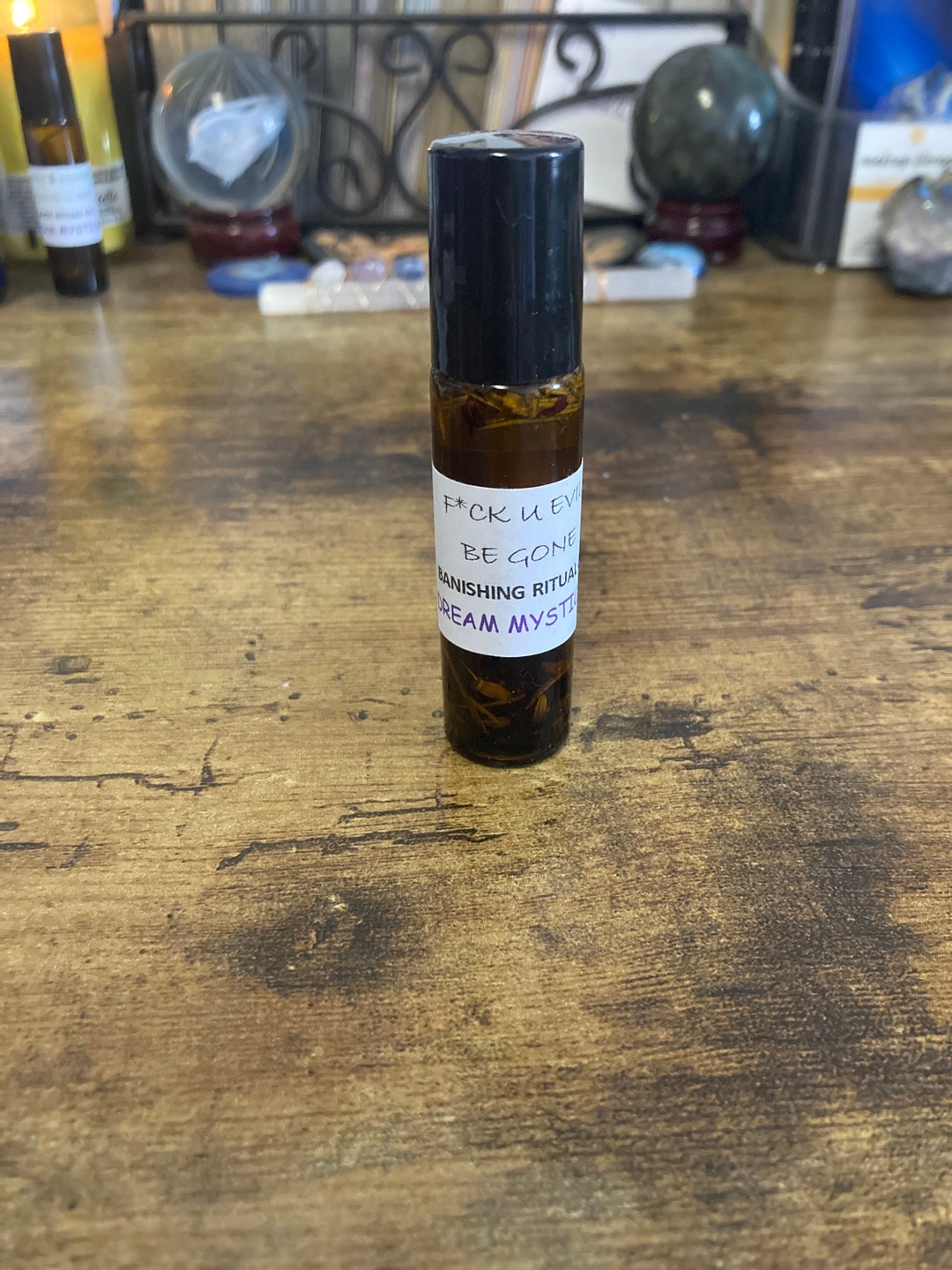 Fck U Evil Be Gone Banishing Oil Roller Sage, Peppermint, Frankincense ...