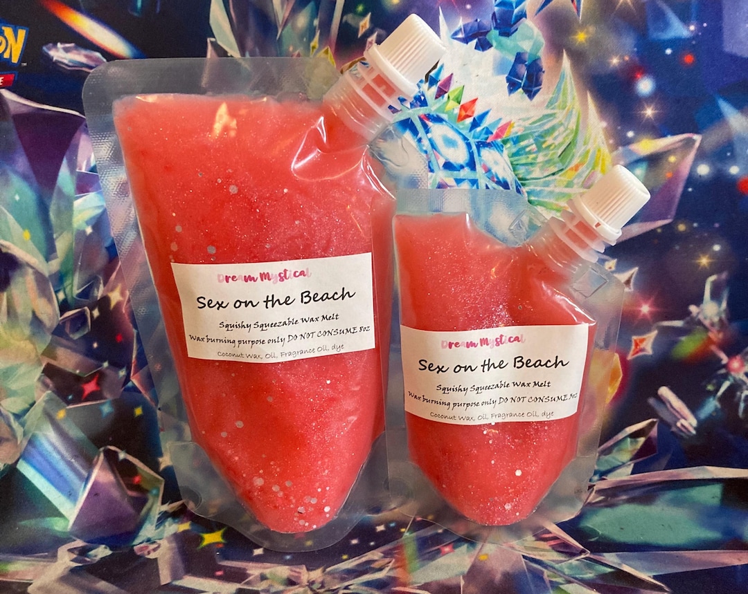 Sex on the Beach Squishy Squeezable Wax Melts Heart Chakra• Attraction ...