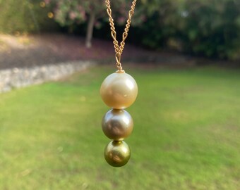 Pearl Stack Necklace - Etsy