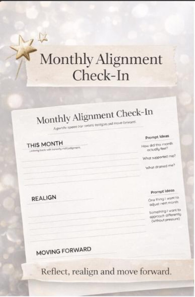 2026 Monthly Alignment Bundle | Printable Life Tracker (PDF) - Etsy