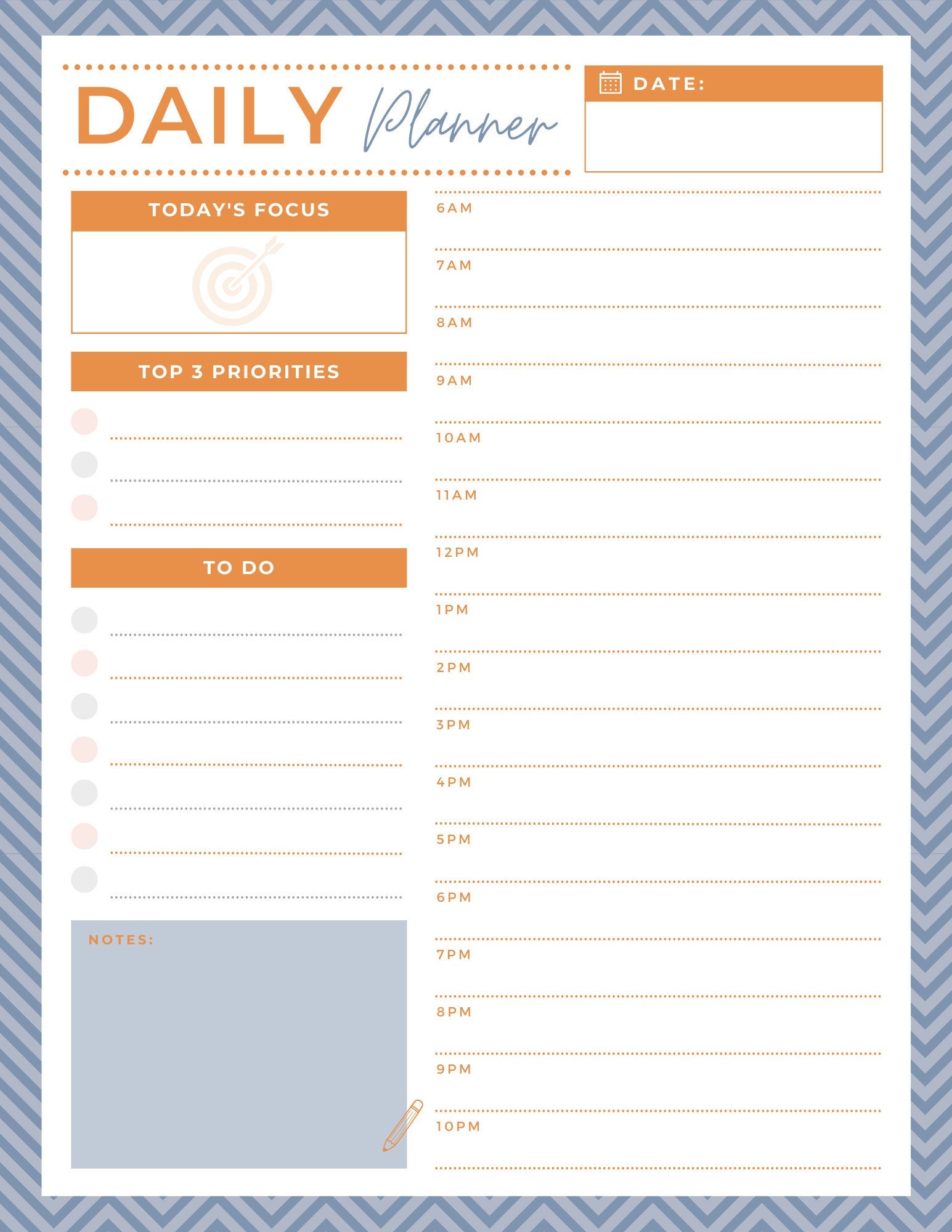 Daily Planner - Etsy