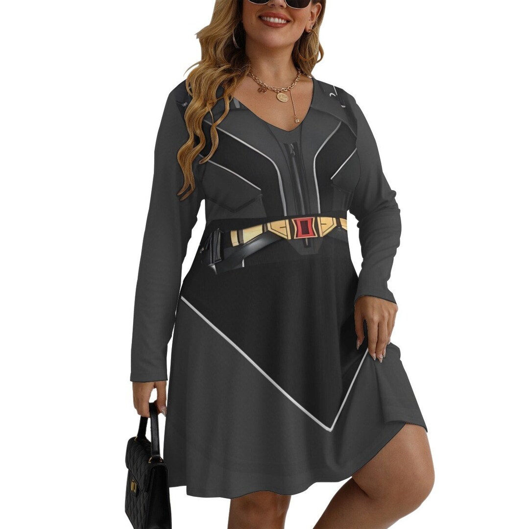 Black Widow Costume Plus Size, Marvel Cosplay Dress,marvel Costume ...