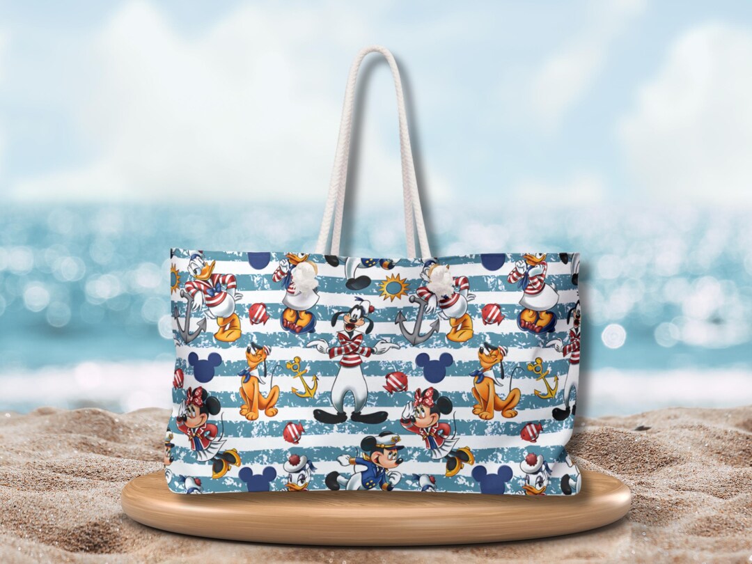 Disney Cruise Weekender Bag, Disney Cruise Beach Bag, Summer Beach Bag ...