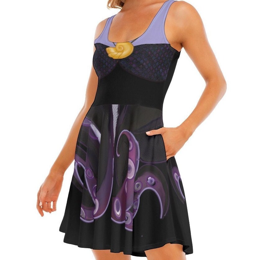 Ursula Costume Women's Dress Little Mermaid Cosplay - Etsy