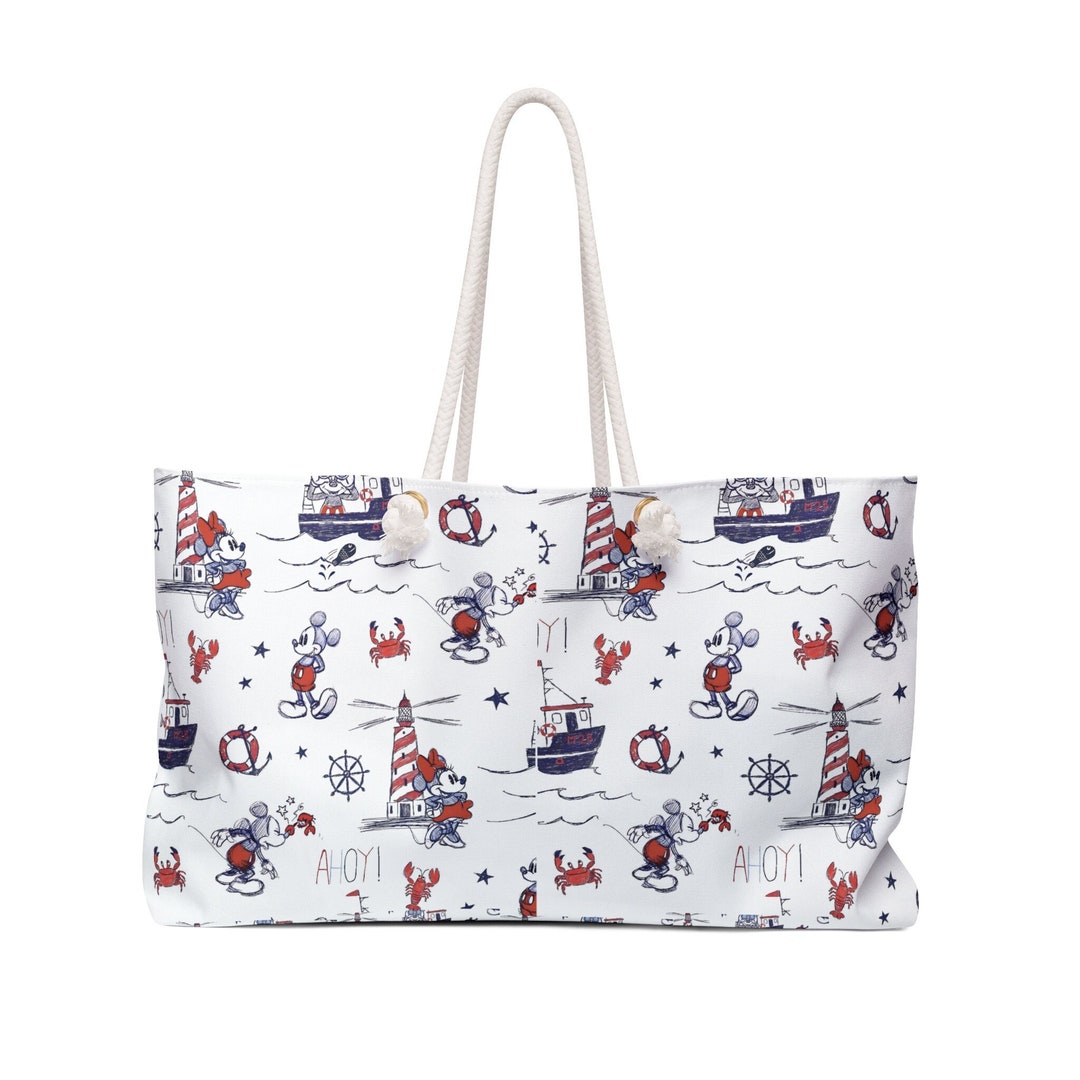 Mickey and Minnie Ahoy Disney Cruise Weekender Bag the - Etsy