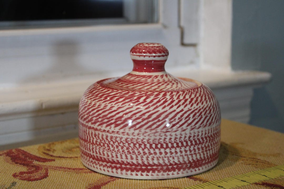 Stoneware Candy Jar, Textured Magenta - Etsy