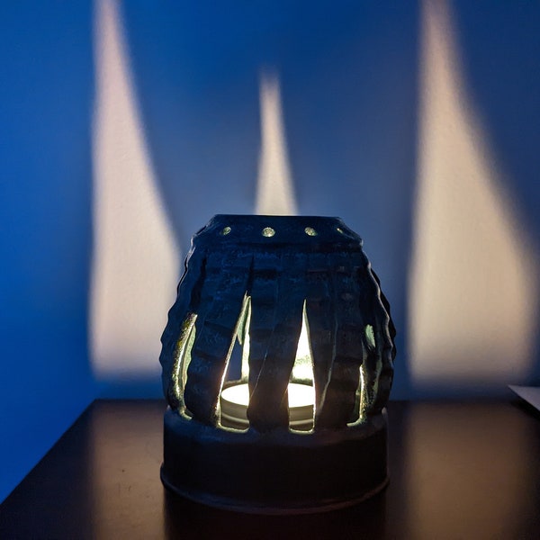 Pottery Luminary - Etsy