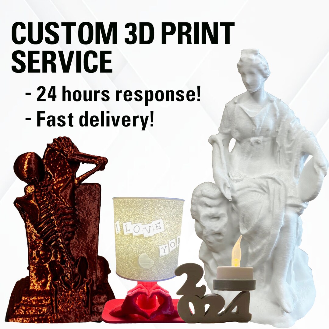 Custom 3d Printing Service: Personalized 3d Decor, 3d Modeling ...