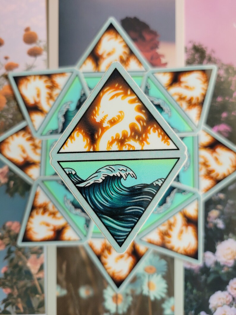 The 4 Elements Sticker Set - Etsy